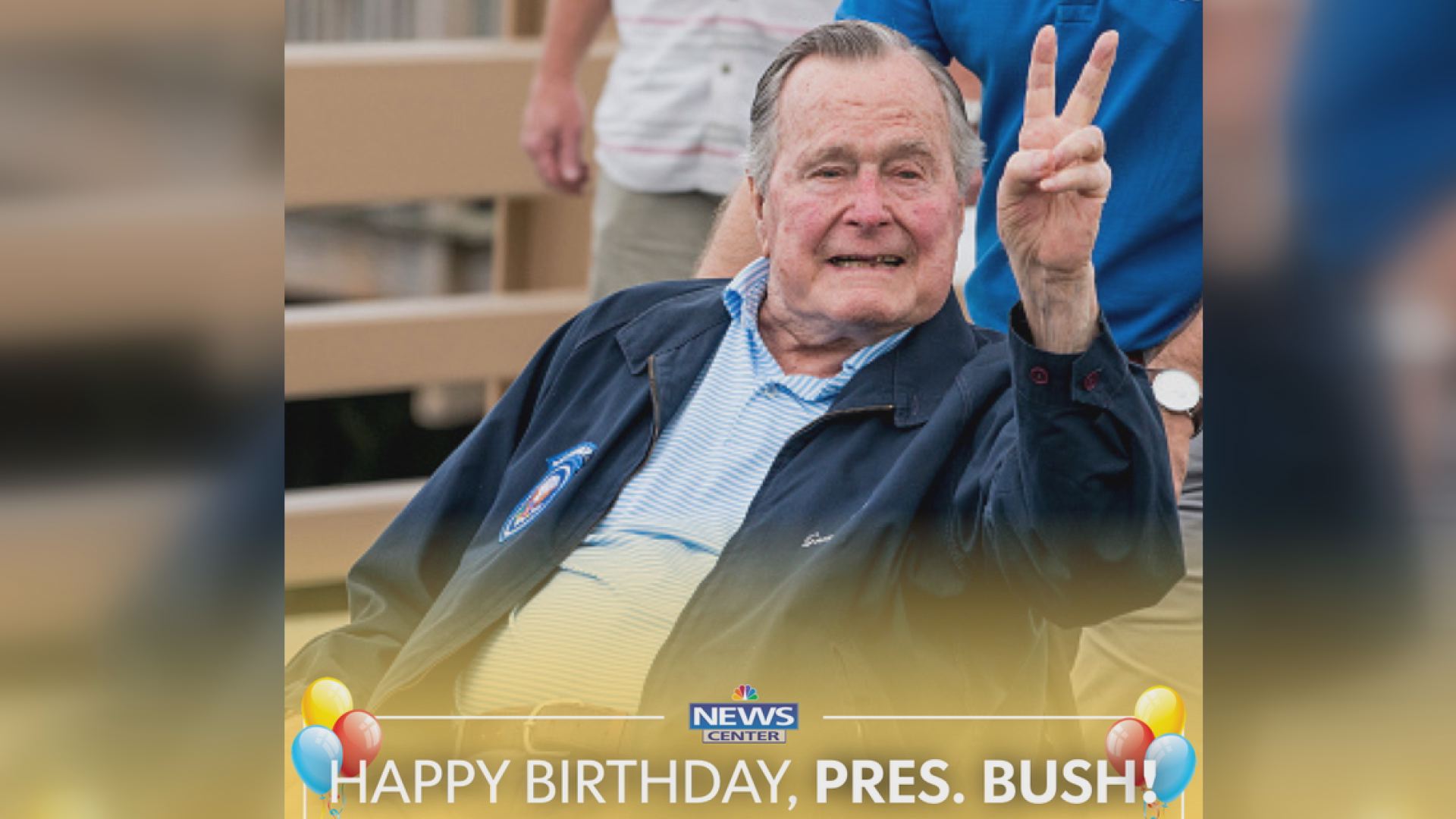 Former President George H.W. Bush celebrating 93rd birthday in ...