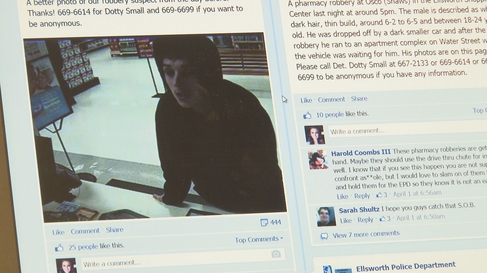 Police use Facebook to find criminals | newscentermaine.com