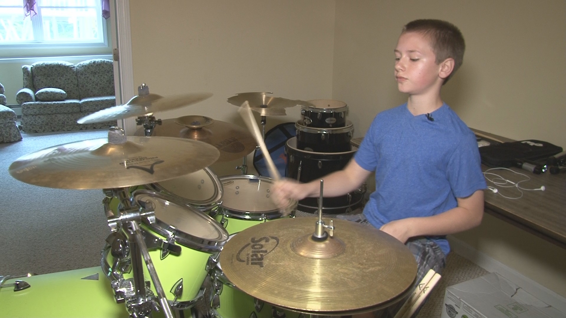12-year-old drummer reaching for stardom | newscentermaine.com