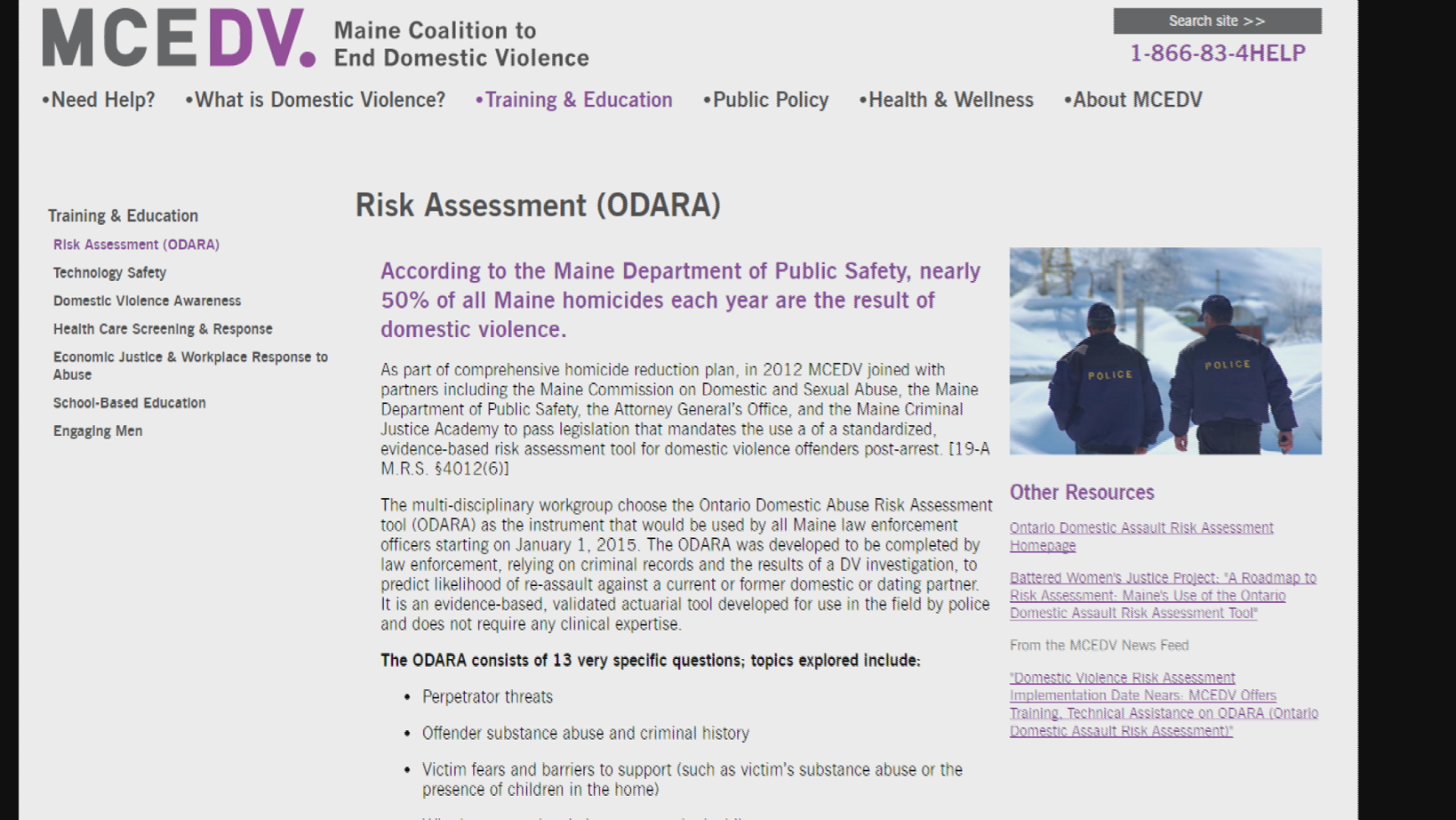 Maine's new domestic violence protocol goes into effect ...