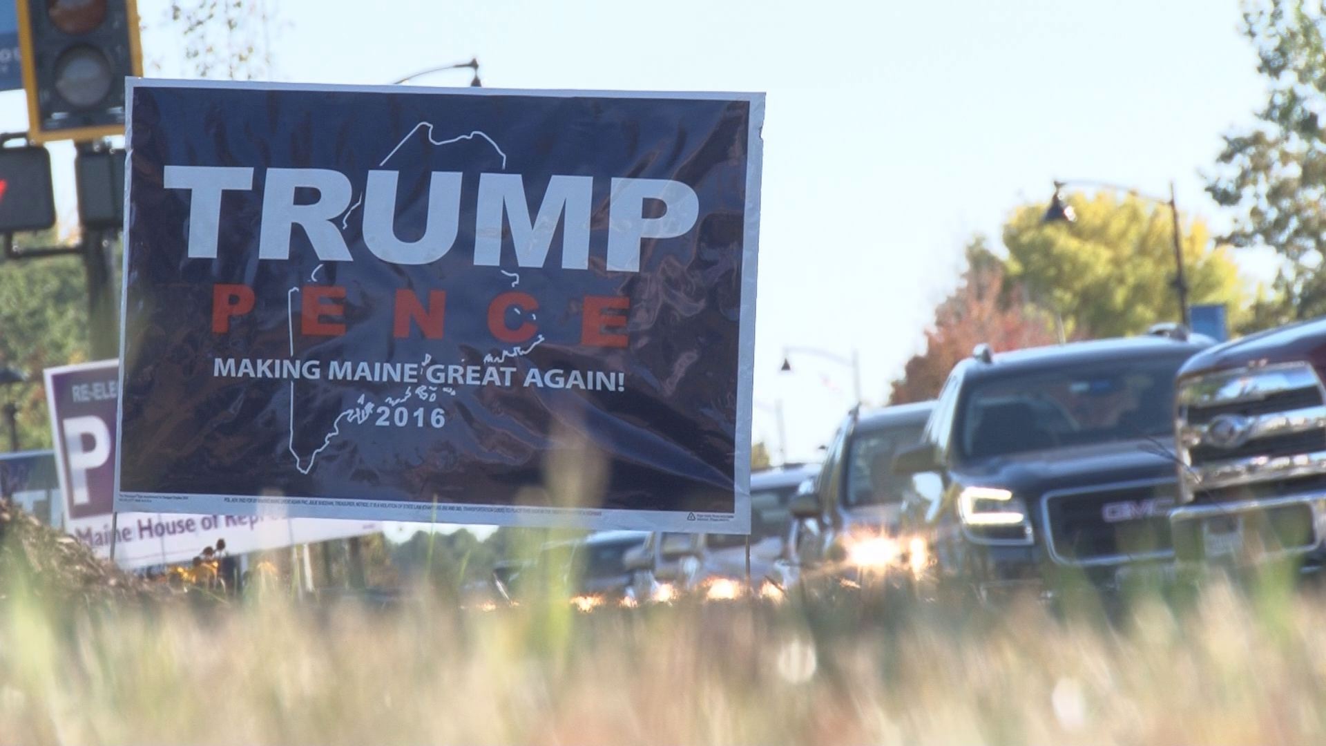 Trump signs taken down in Falmouth | newscentermaine.com