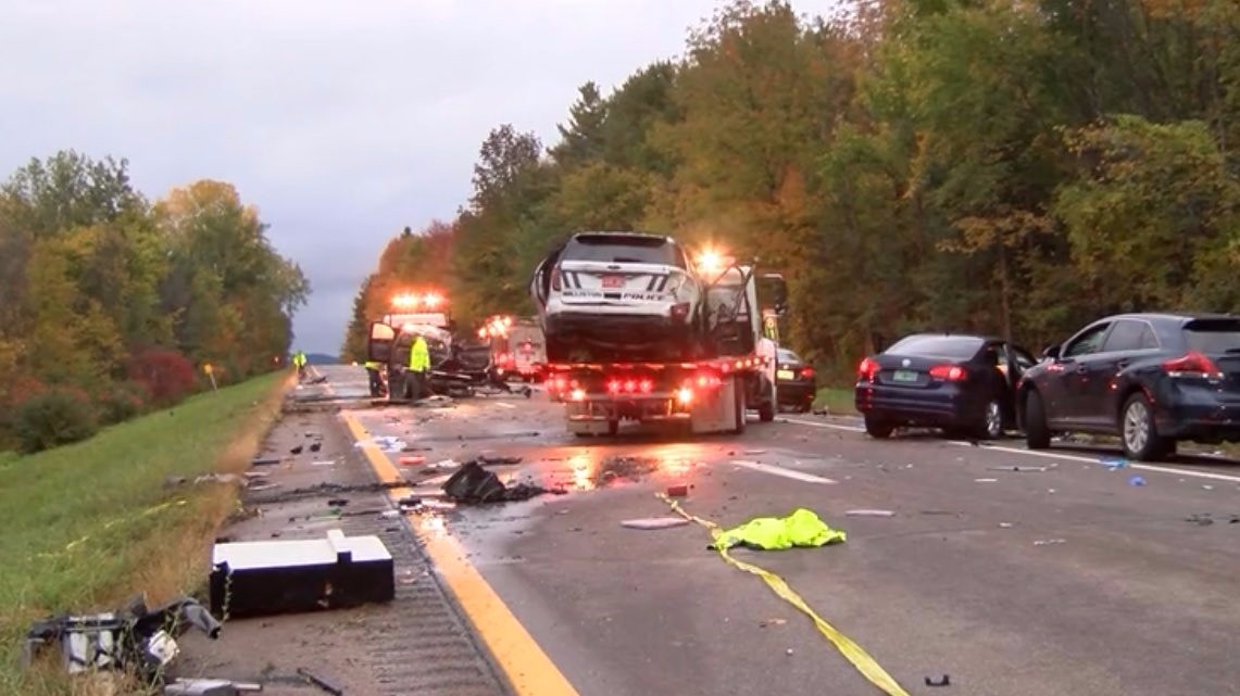 Police: 5 High School Students Killed in Car Crash on I-89 in Williston ...