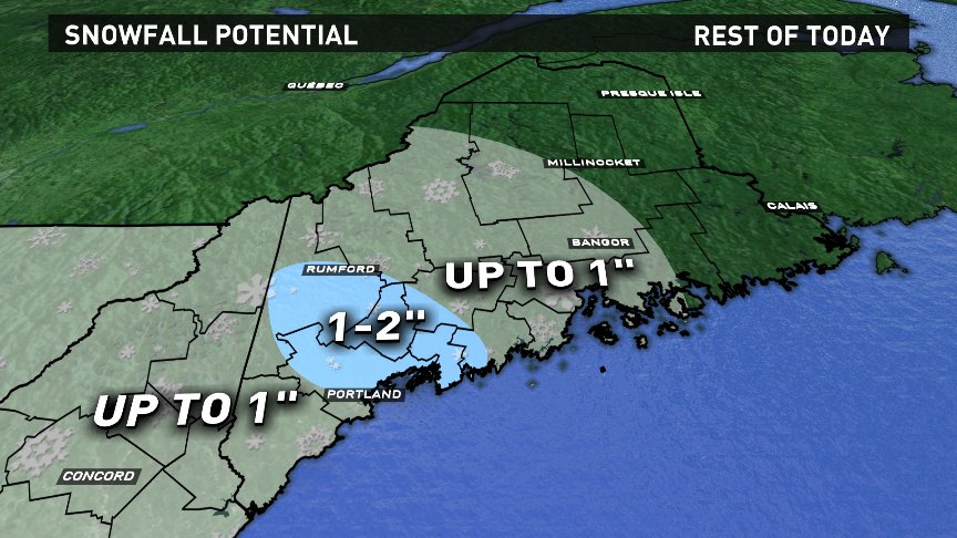 Snow Continues... | newscentermaine.com