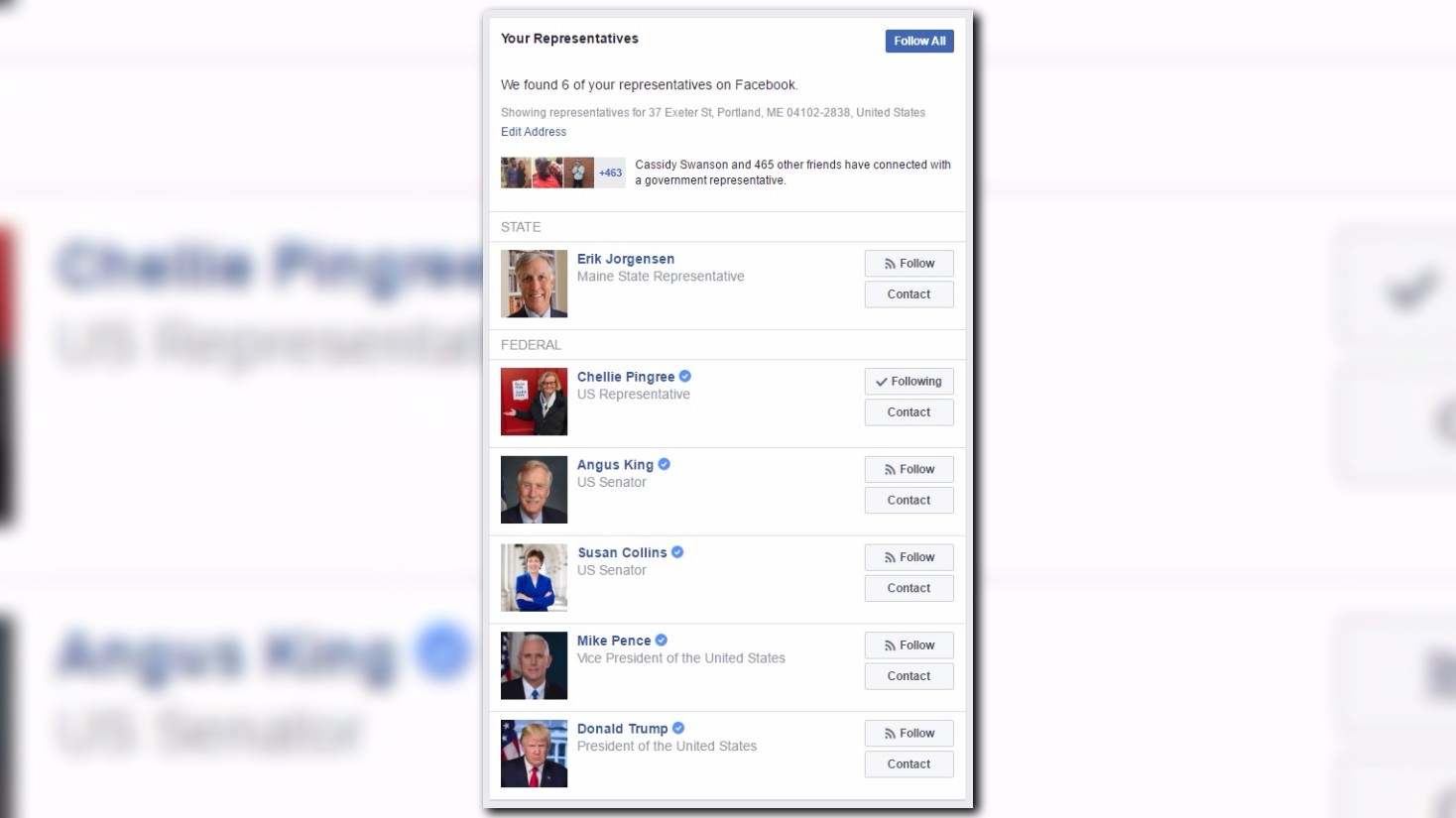 Facebook 'Town Hall' connects you directly to your local reps ...