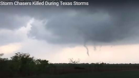 Two Weather Channel storm chasers crash into a third while pursing ...
