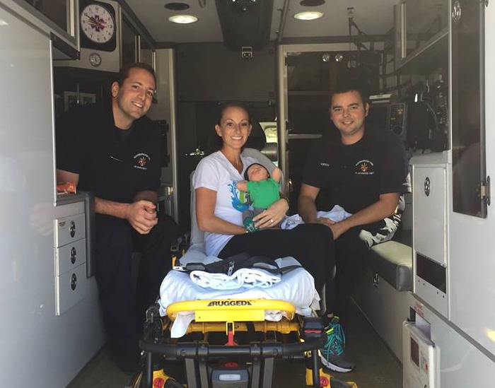 Family of baby born in ambulance says thank you | newscentermaine.com