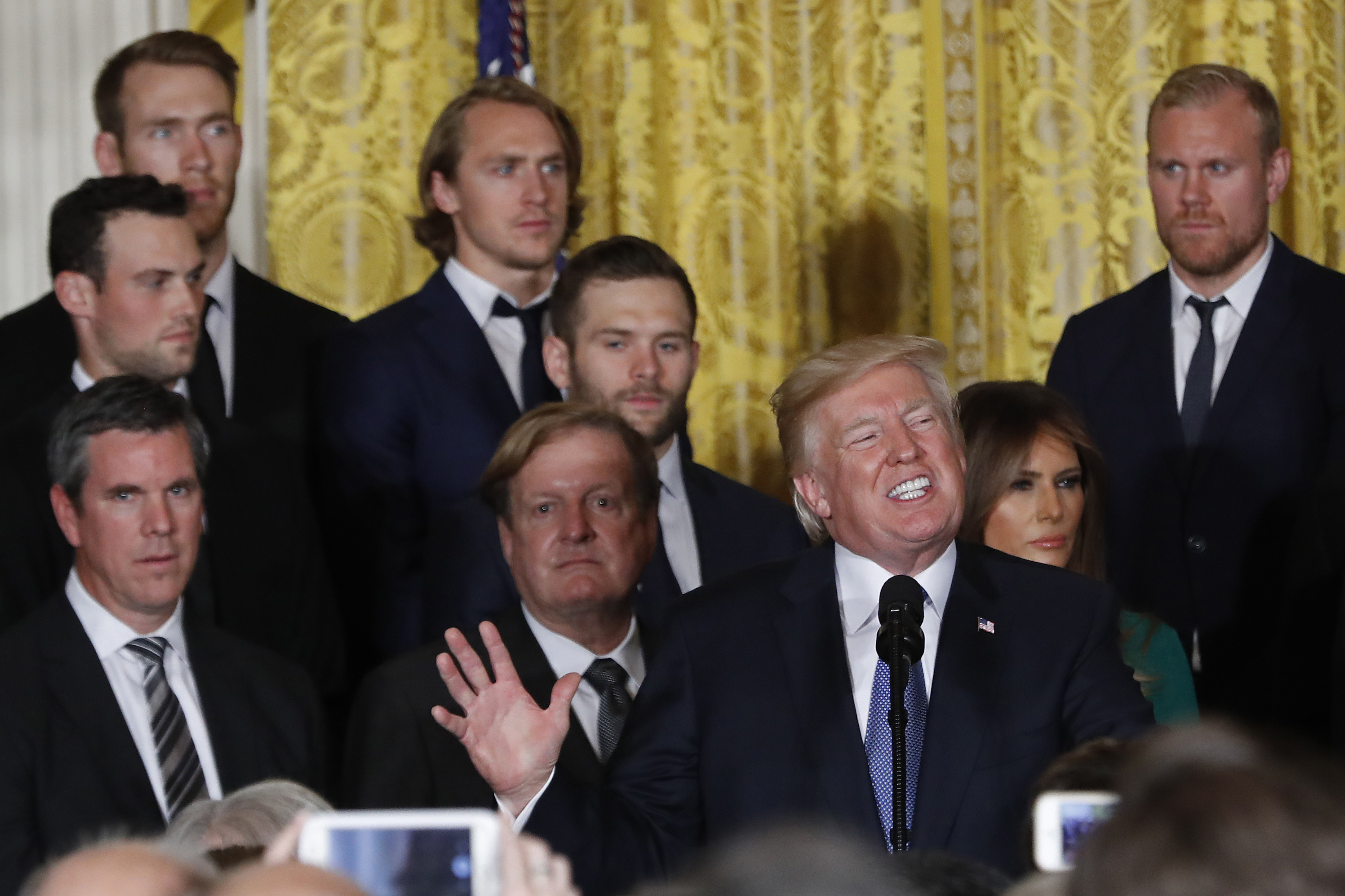 Trump sticks to hockey in honoring Cup champion Penguins ...