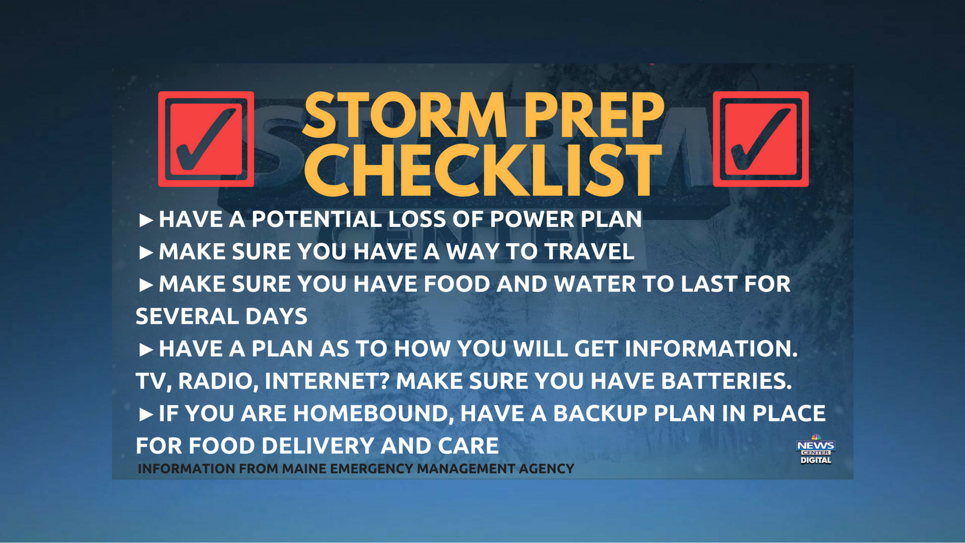 What you can do to prepare for Thursday's storm | newscentermaine.com