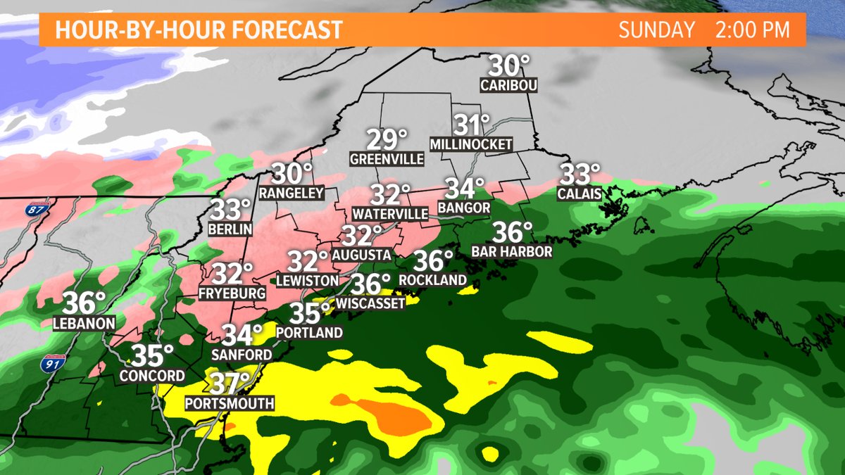 Wintry mix and icy spots likely, Sunday | Cory's Blog | newscentermaine.com