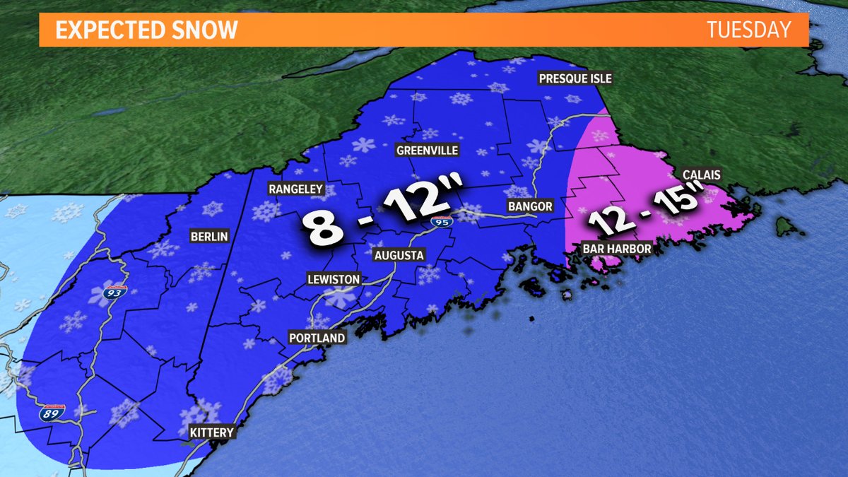 Tuesday nor'easter to bring plowable snow | Cory's Blog ...